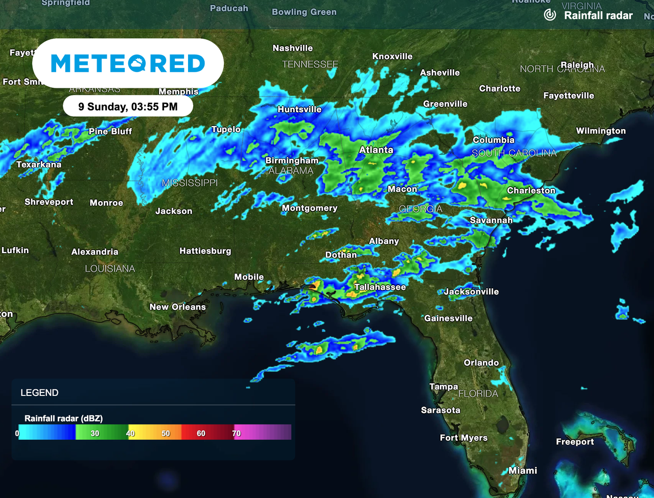 Severe Storms and Torrential Rain Set to Soak the Southeast