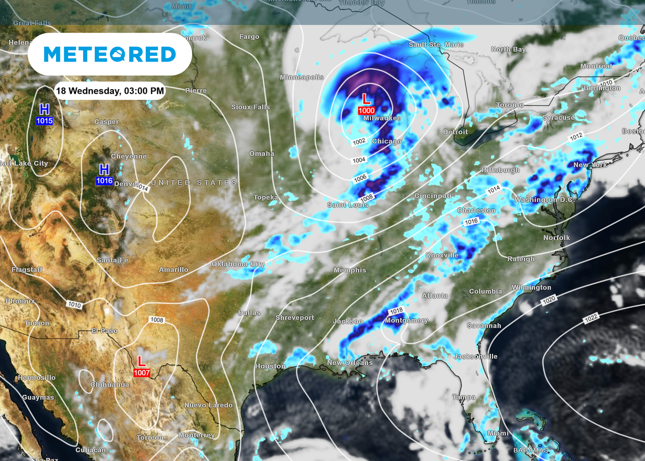 Severe Storms to Target Midwest and Great Lakes Wednesday with Damaging Winds, Tornadoes Possible