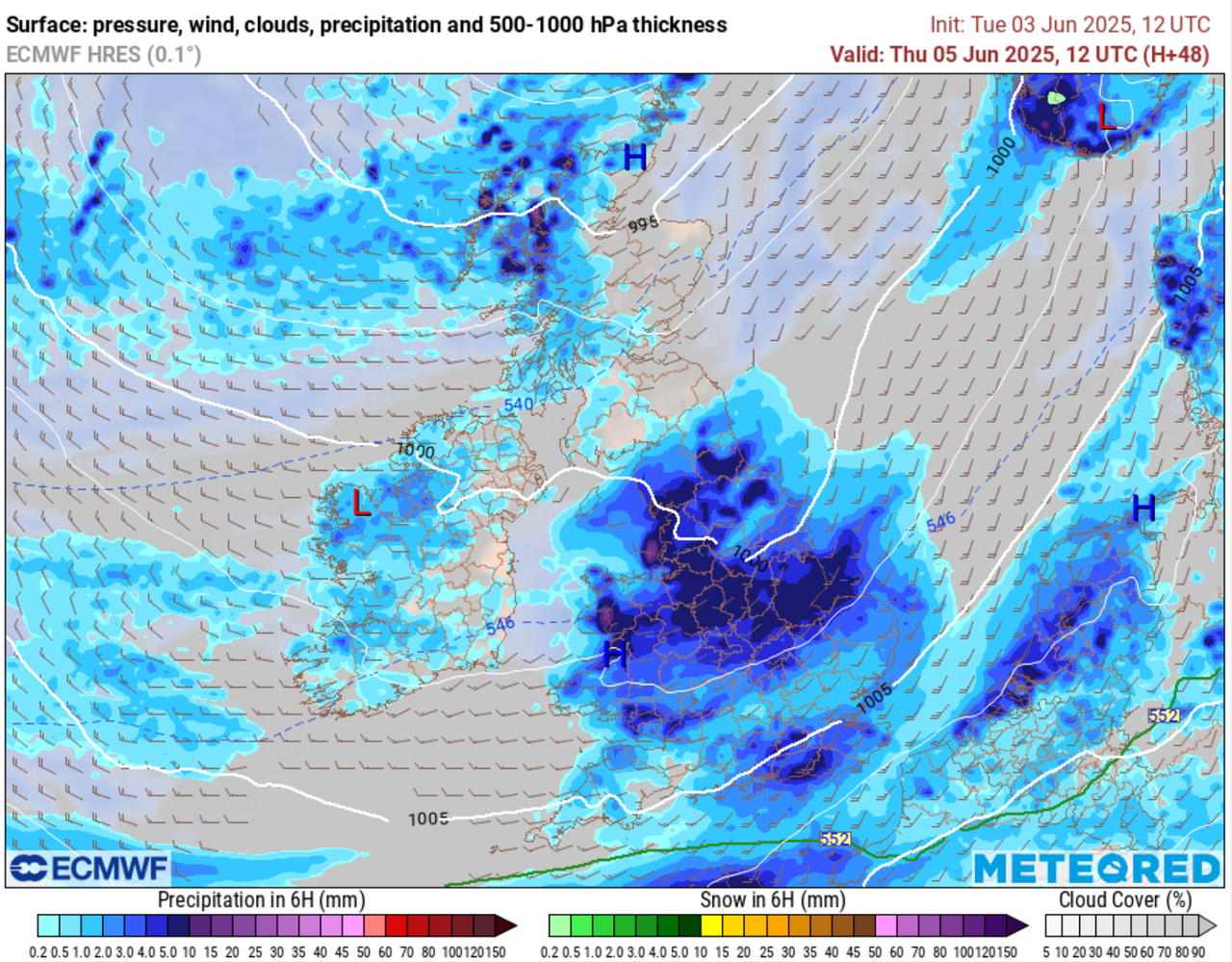 UK weather: Outbreaks of rain coming within the next few days, with ...