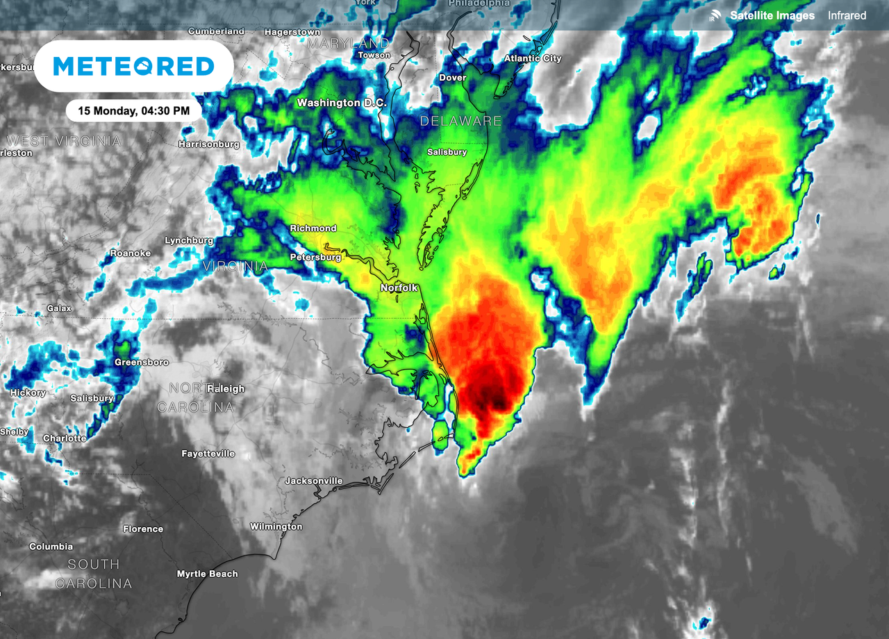 Soaking Rains and Strong Winds: A Coastal Storm Targets the Mid-Atlantic