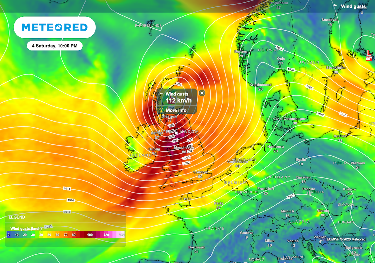 Storm Dave arrives with 90mph winds and blizzards before temperatures ...