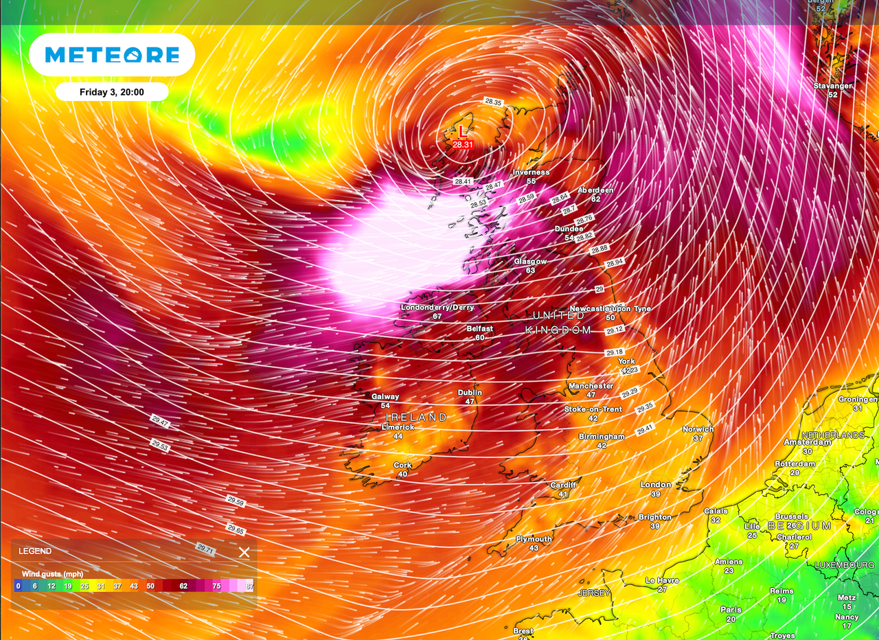 Storm Amy to bring 95 mph wind gusts as Amber Warning in force in Scotland