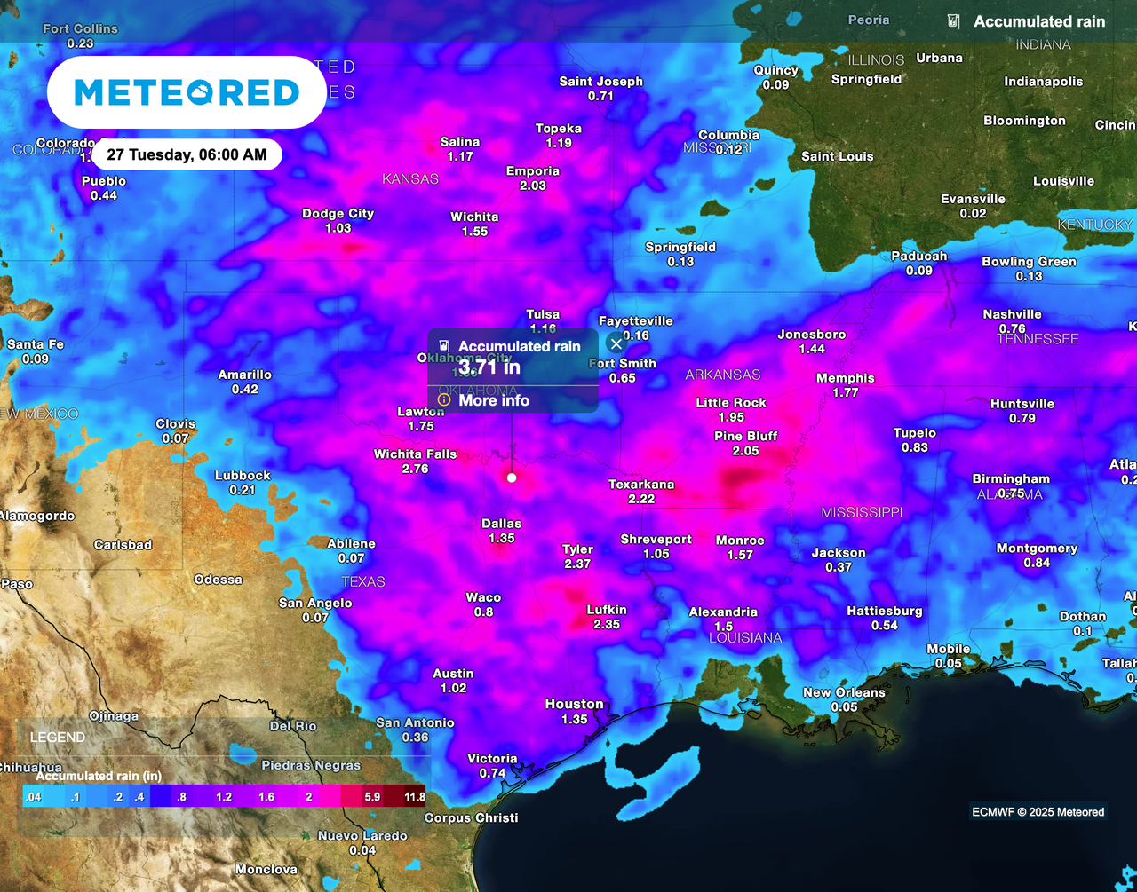 Stormy Memorial Day for Parts of the South – More Rounds of Rain and ...