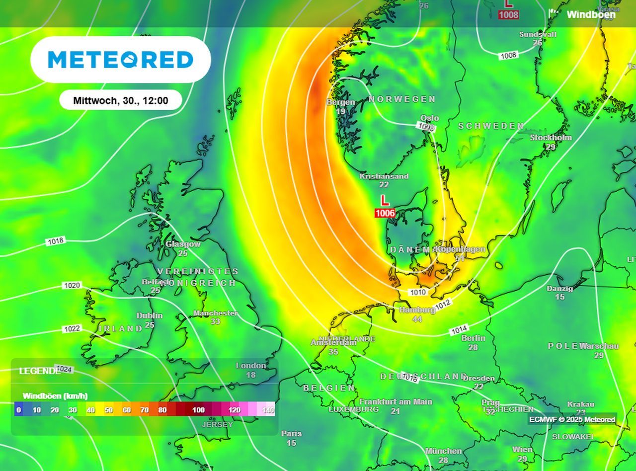 Sturm-Warnung! Heftiger Dauerregen, Gewitter, Überschwemmungen – Wetter ...