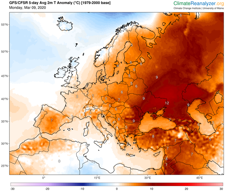 Subida de temperaturas para el inicio de semana ¿por qué?