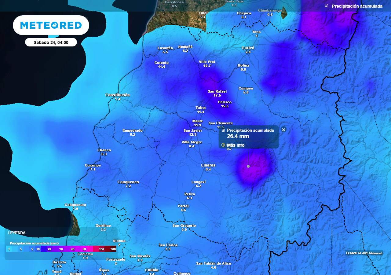 Talca y la Región de Maule a la espera de lluvias para el fin de semana ...