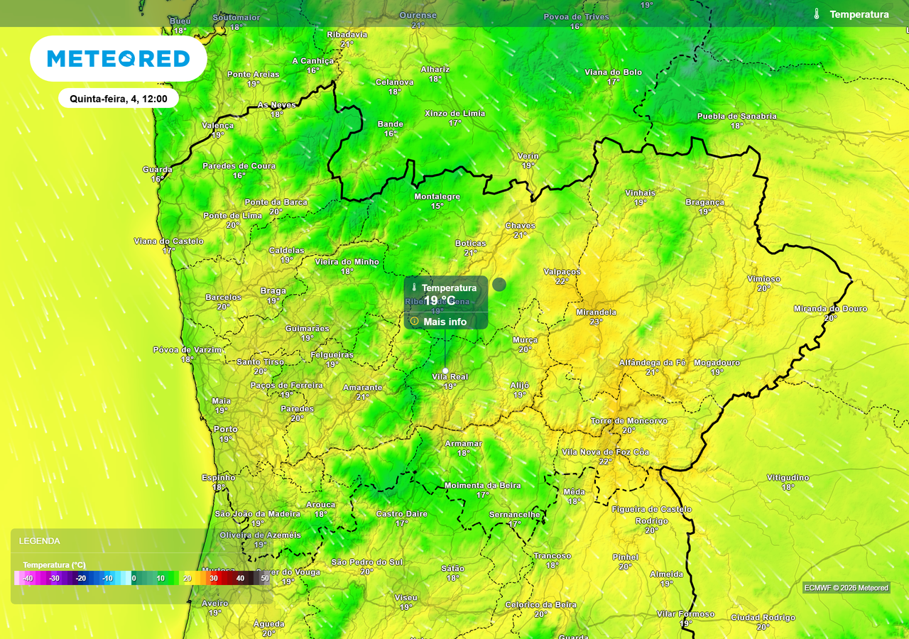 Temperaturas abaixo dos 20 °C são esperadas ao meio-dia em 5 capitais ...