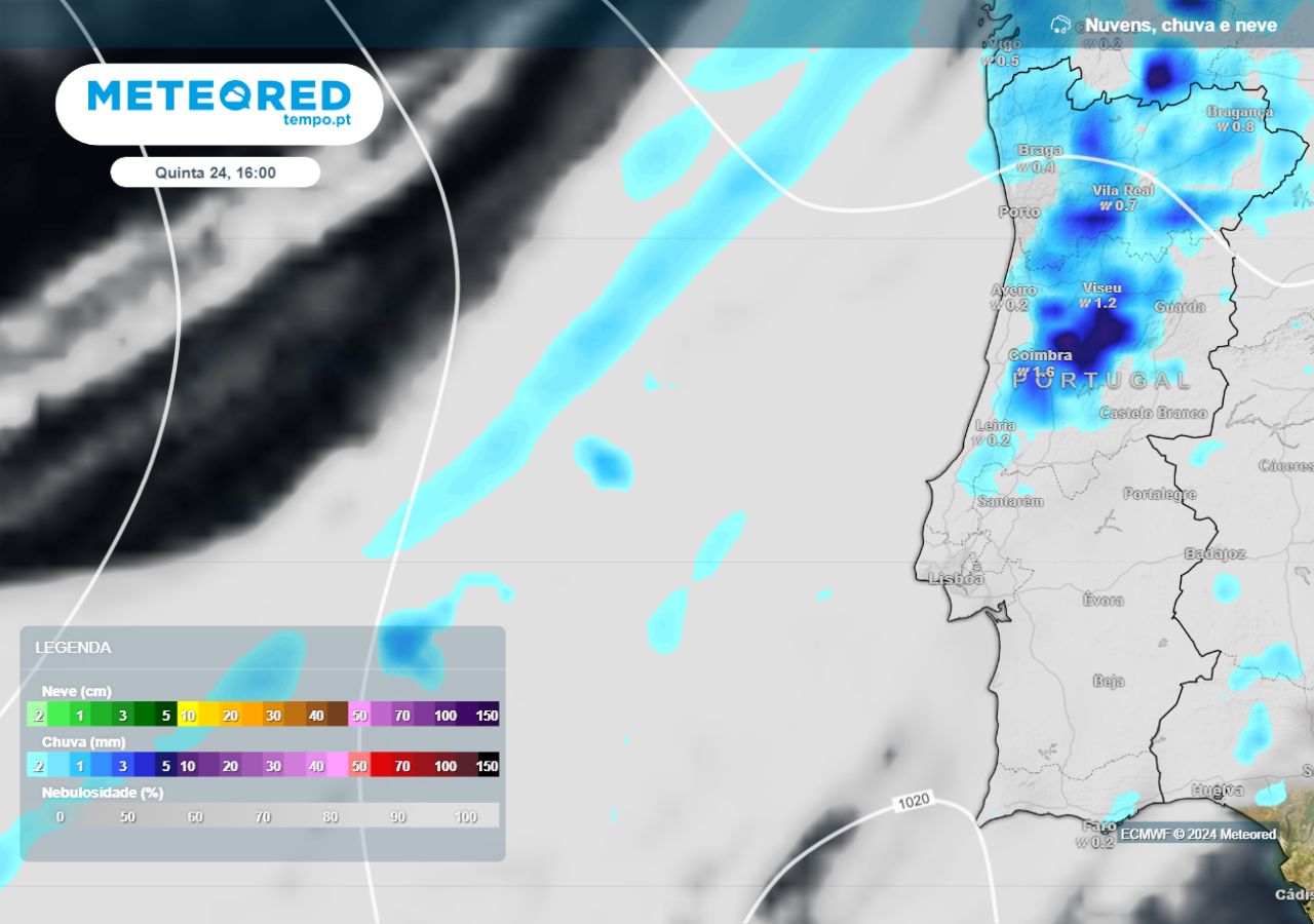 Tempo em Portugal esta semana: nestas datas prevê-se chuva e trovoada ...