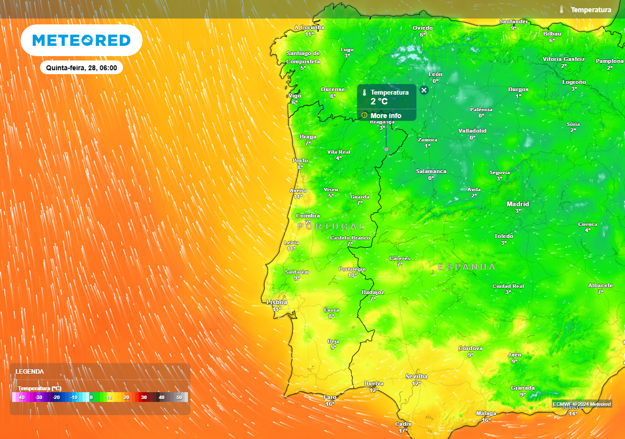 Tempo em Portugal na última semana de novembro: montanha-russa das ...