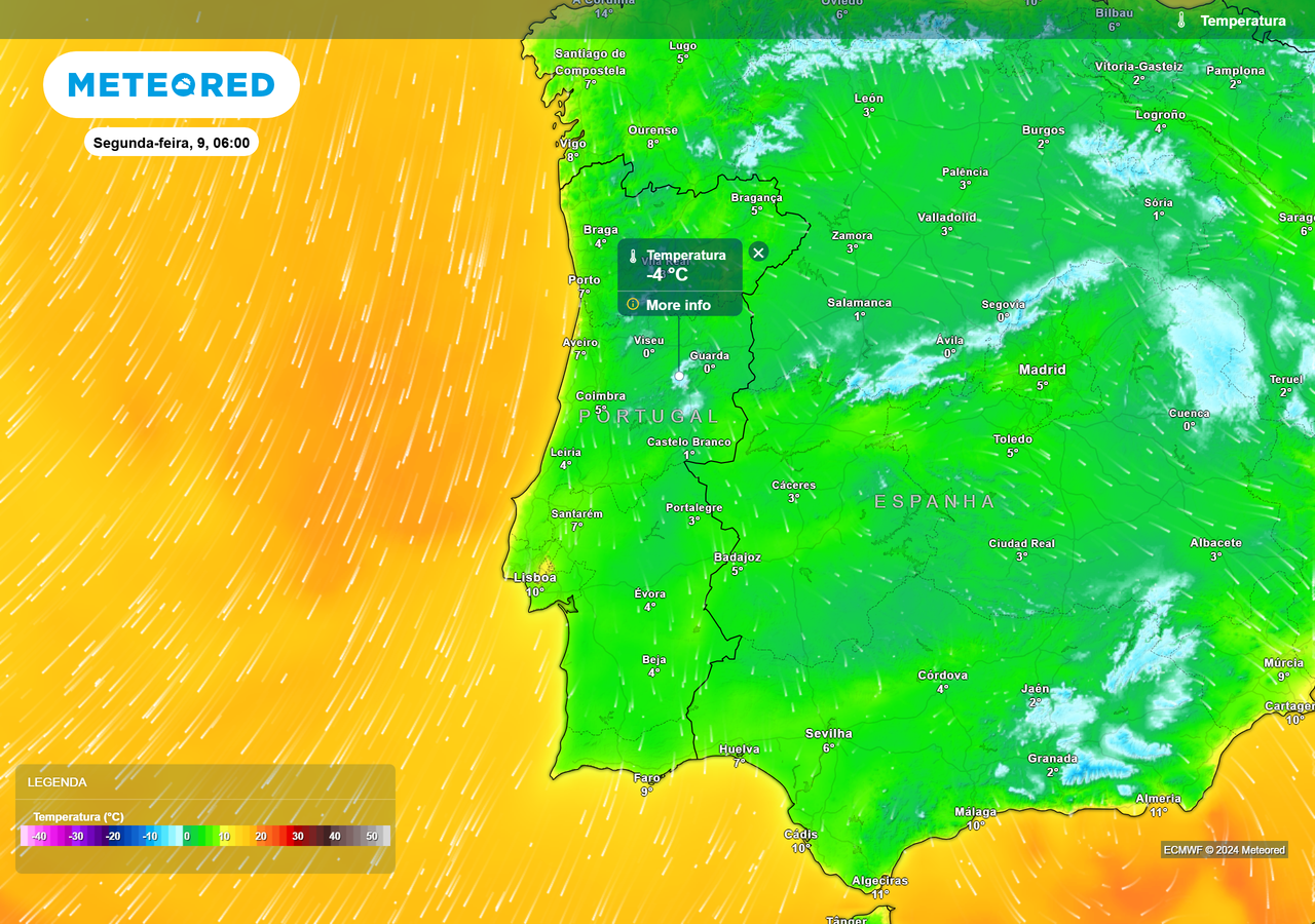 Tempo em Portugal nos próximos dias: uma massa de ar polar poderá ...
