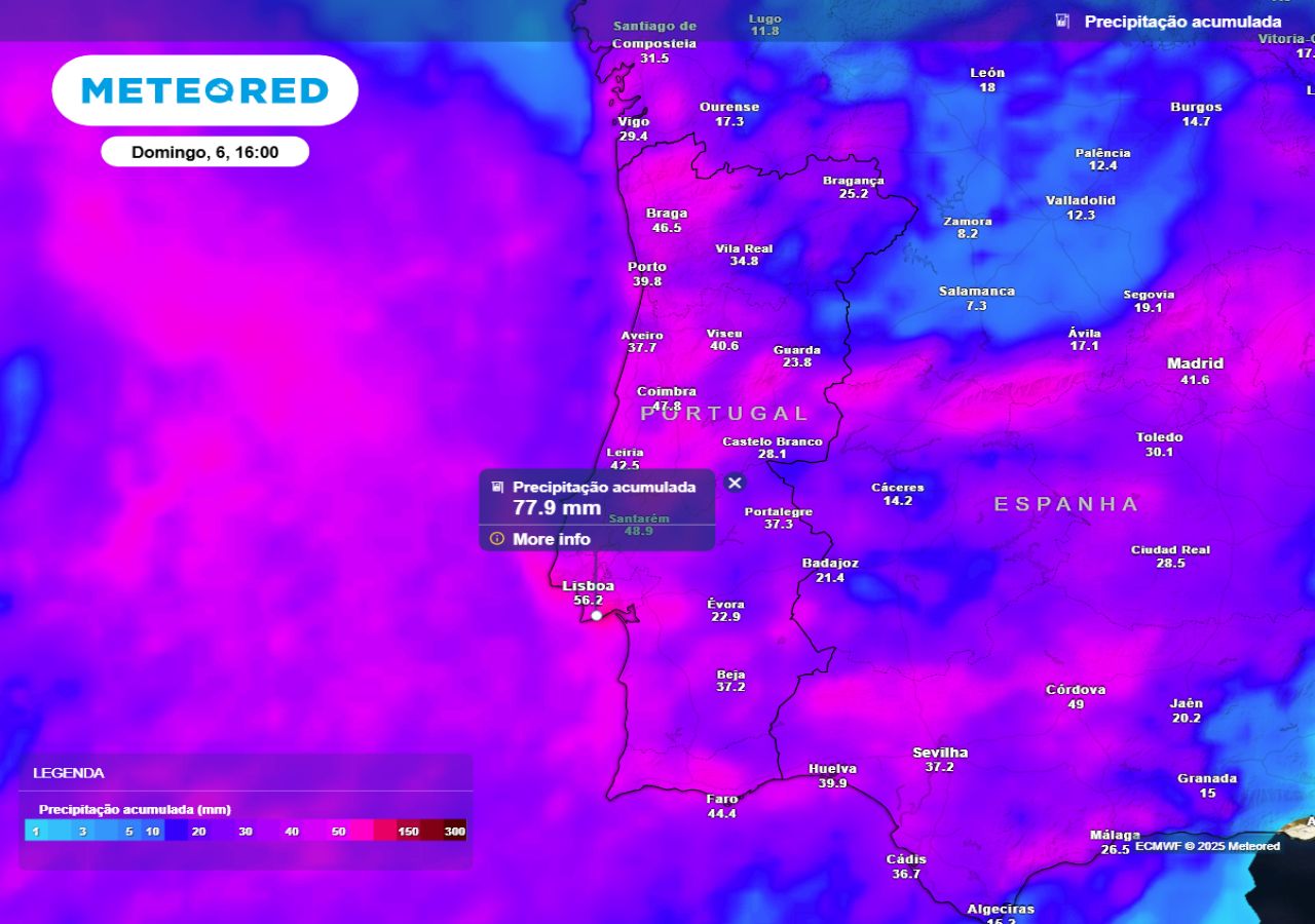 Tempo este fim de semana: após a tempestade Nuria, chuva e vento vão ...