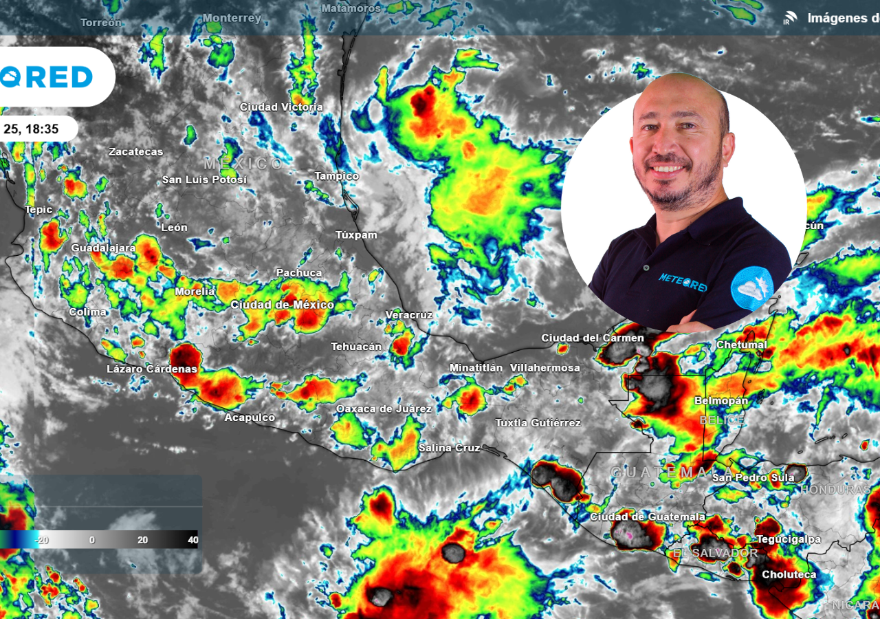 Temporal de lluvias en México se reforzará por onda tropical y posible formación ciclónica