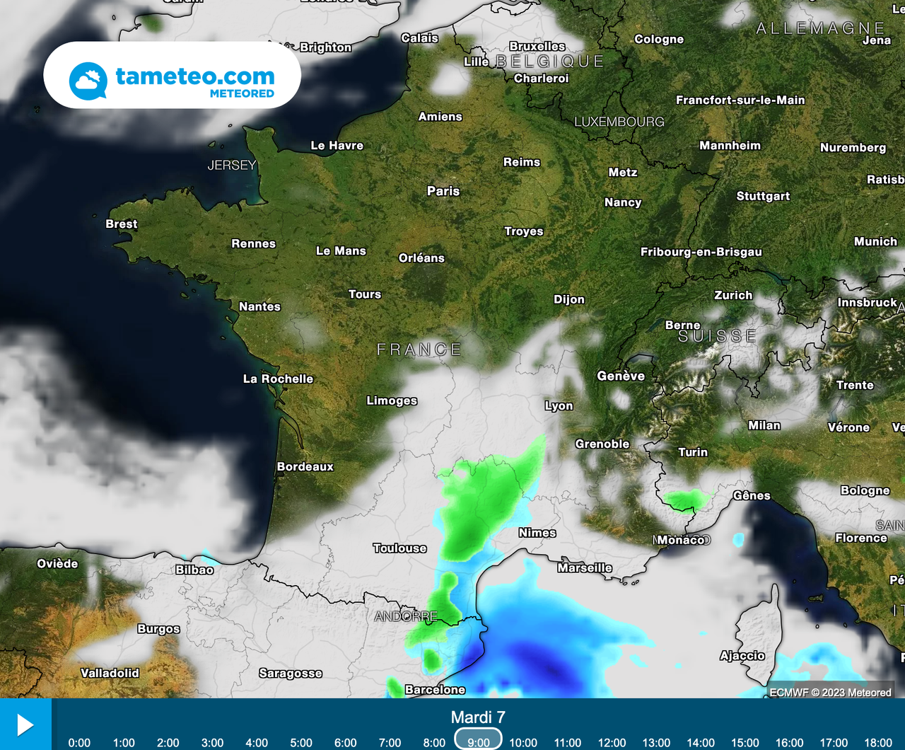 Tendance météo : le froid s'accentue, neige à très basse altitude