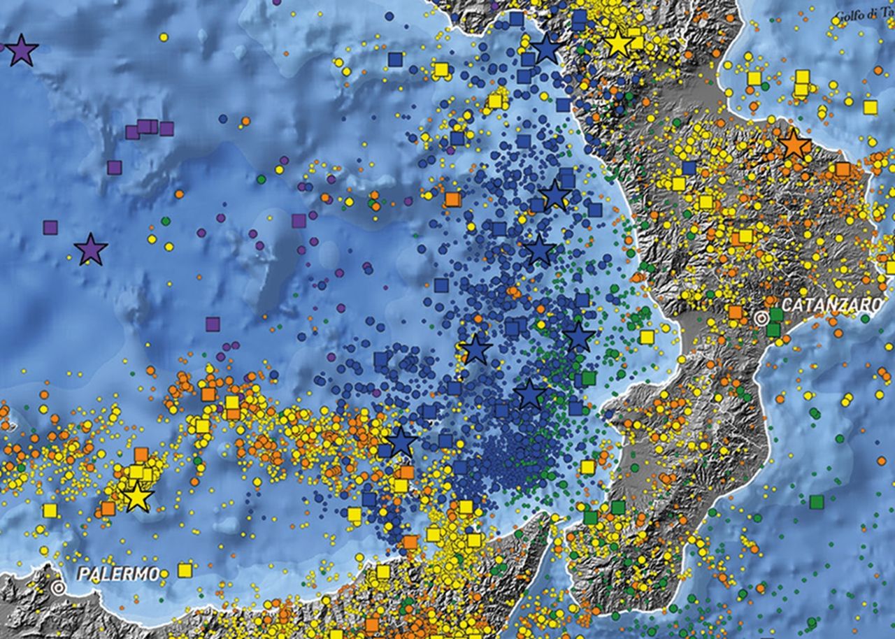 Terremoti in Italia, una nuova mappa dell'INGV mostra 75mila eventi sismici avvenuti negli ...