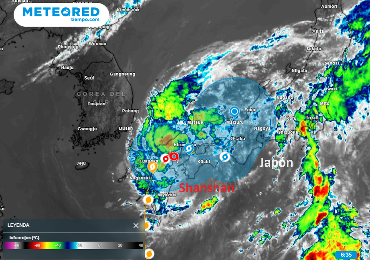 El tifón Shanshan azota a Japón afectando a millones de personas con ...
