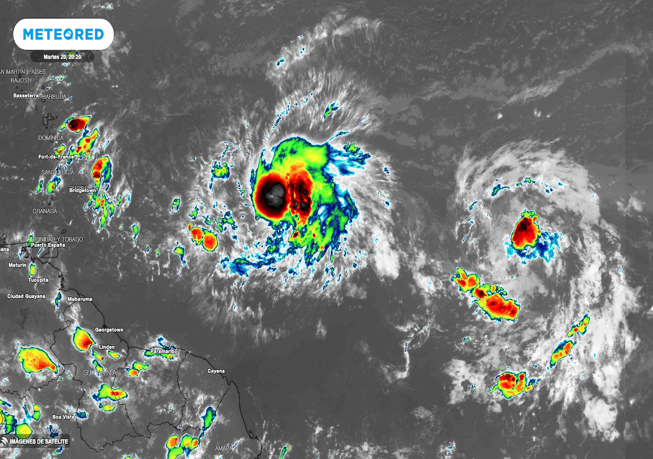 Tormenta tropical Bret y el Invest 93L se mueven peligrosamente hacia ...