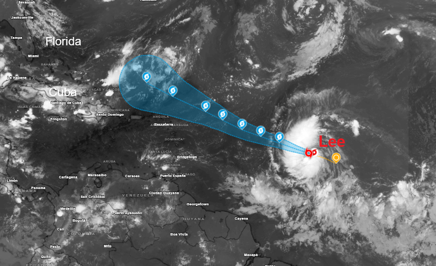 Se forma la tormenta tropical Lee y podría ser el primer huracán de ...