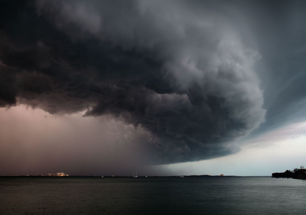 Tormentas eléctricas dispersas en nuestro país