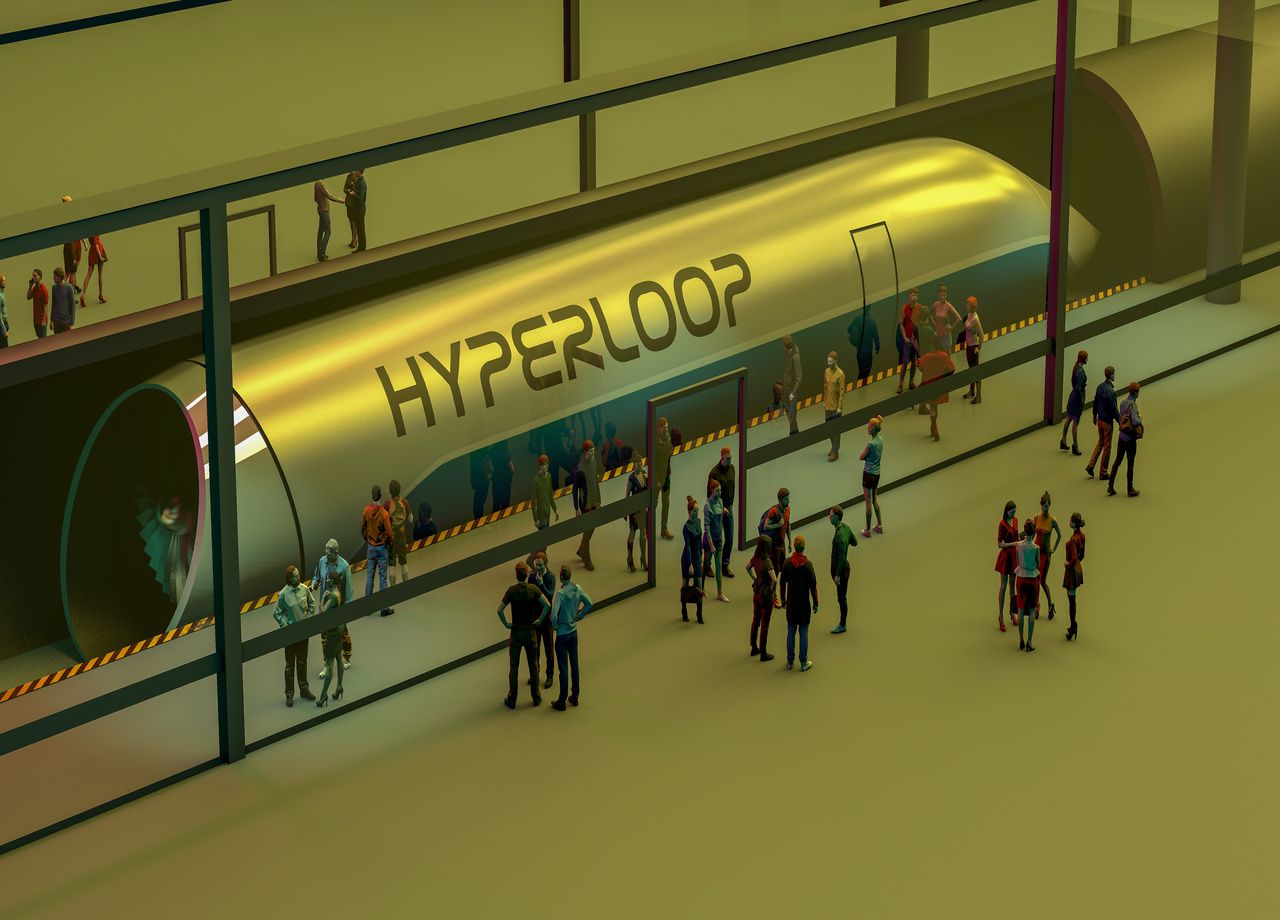 Train du futur : un premier test concluant pour l'Hyperloop