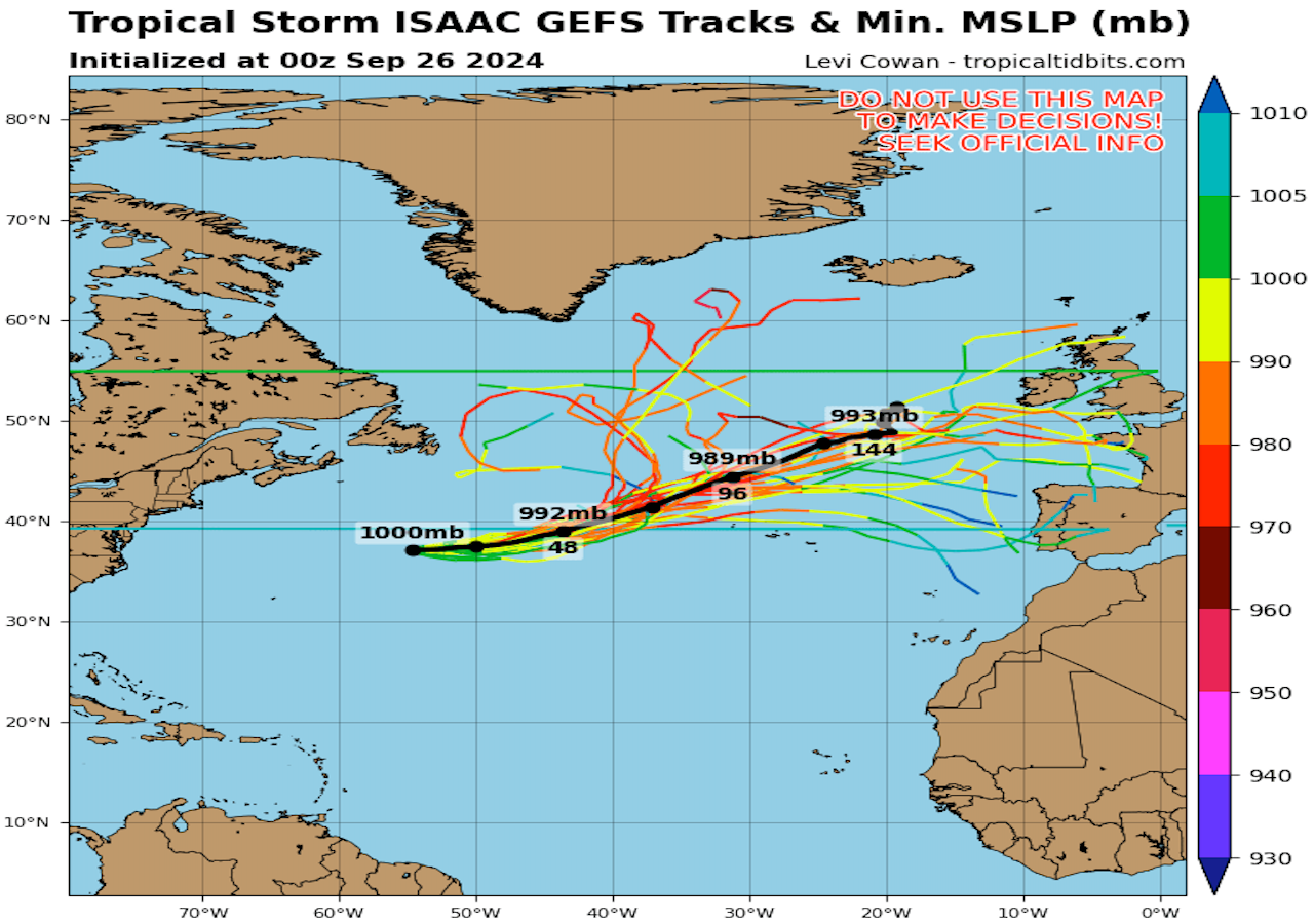 Hurricane Isaac Track