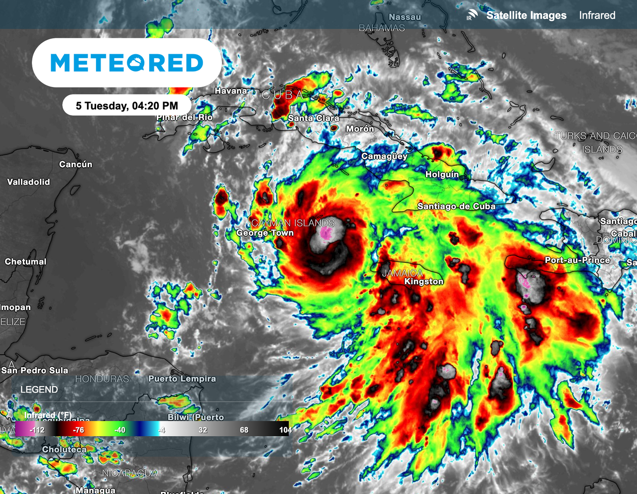 Tropical Storm Rafael intensifies as it heads for the Cayman Islands