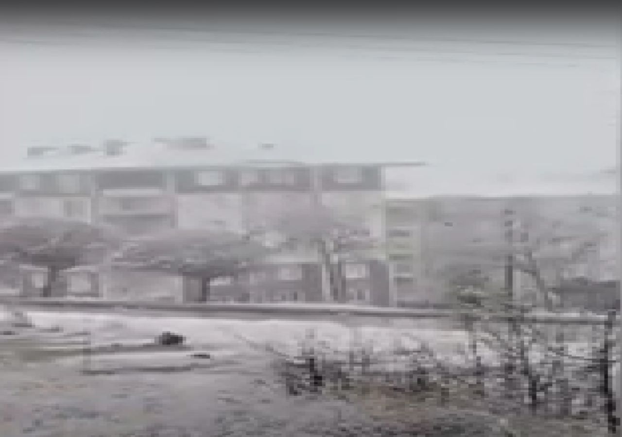 Turkey: stunning snowfall covers Yozgat in white
