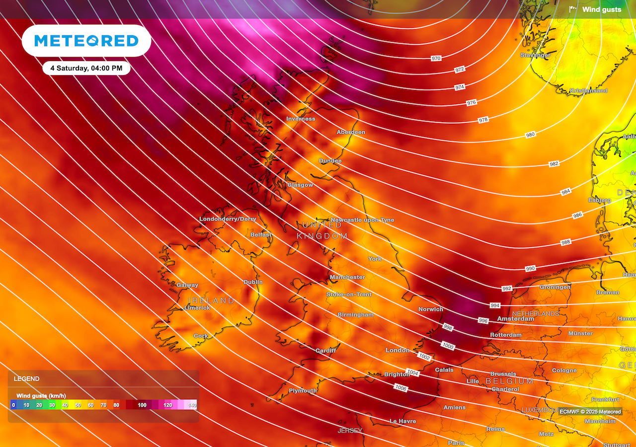 Storm Amy brings deadly 96mph winds and record pressure to UK and ...