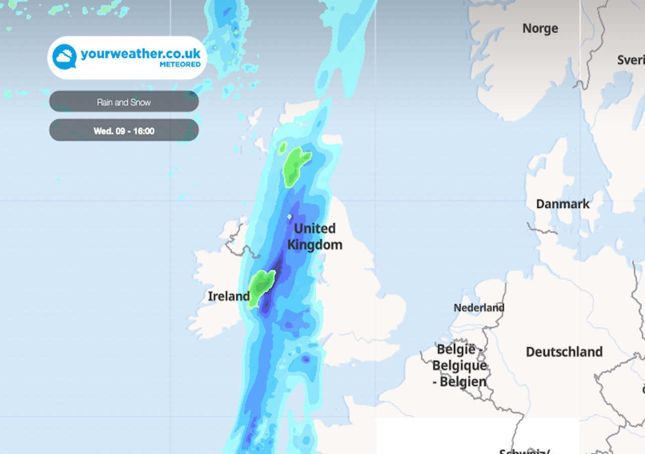 Thunderstorms forecast as windy, unsettled weather returns to UK