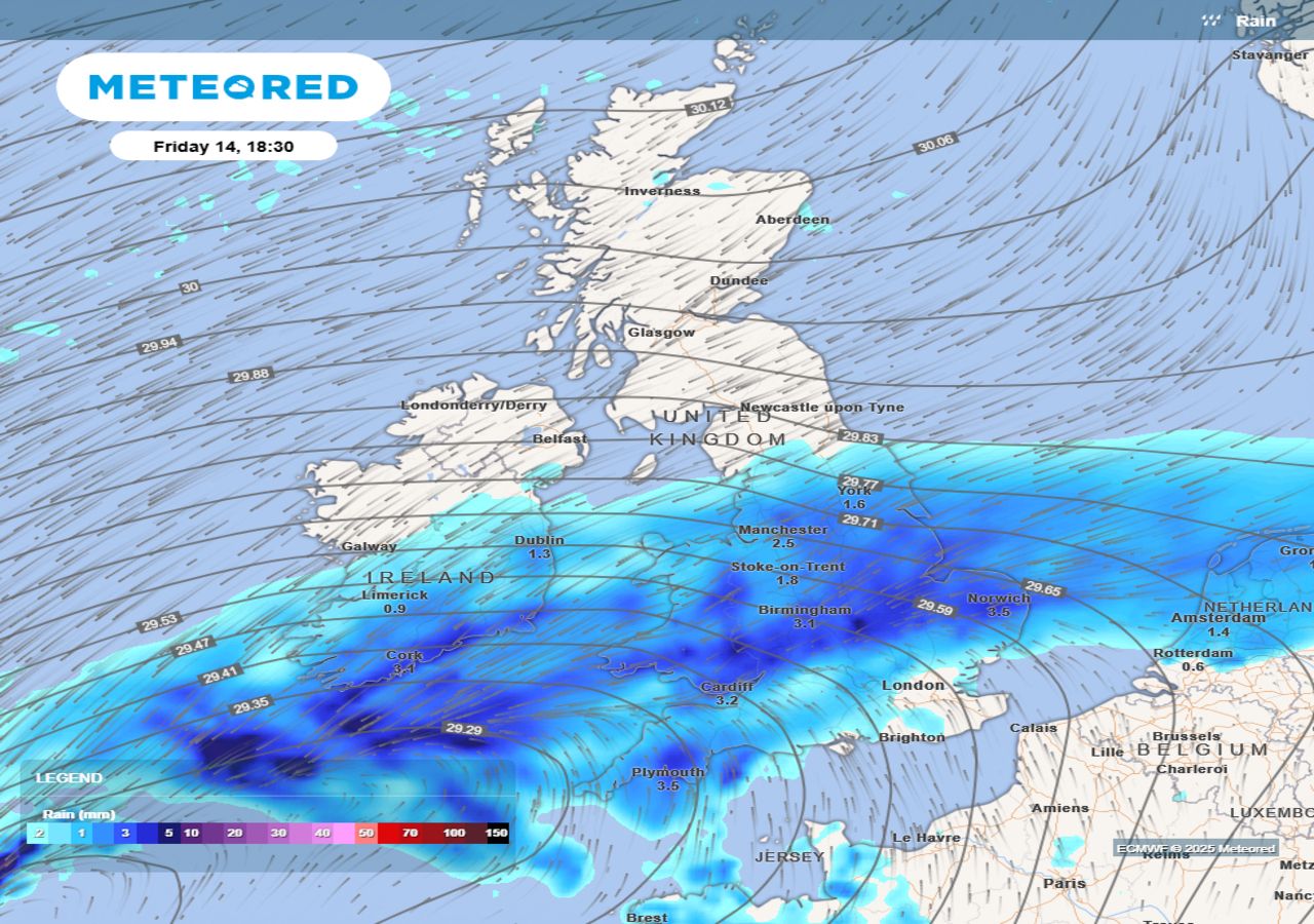 Storm Claudia Alert: Amber rain warning for Friday as storm brings ...