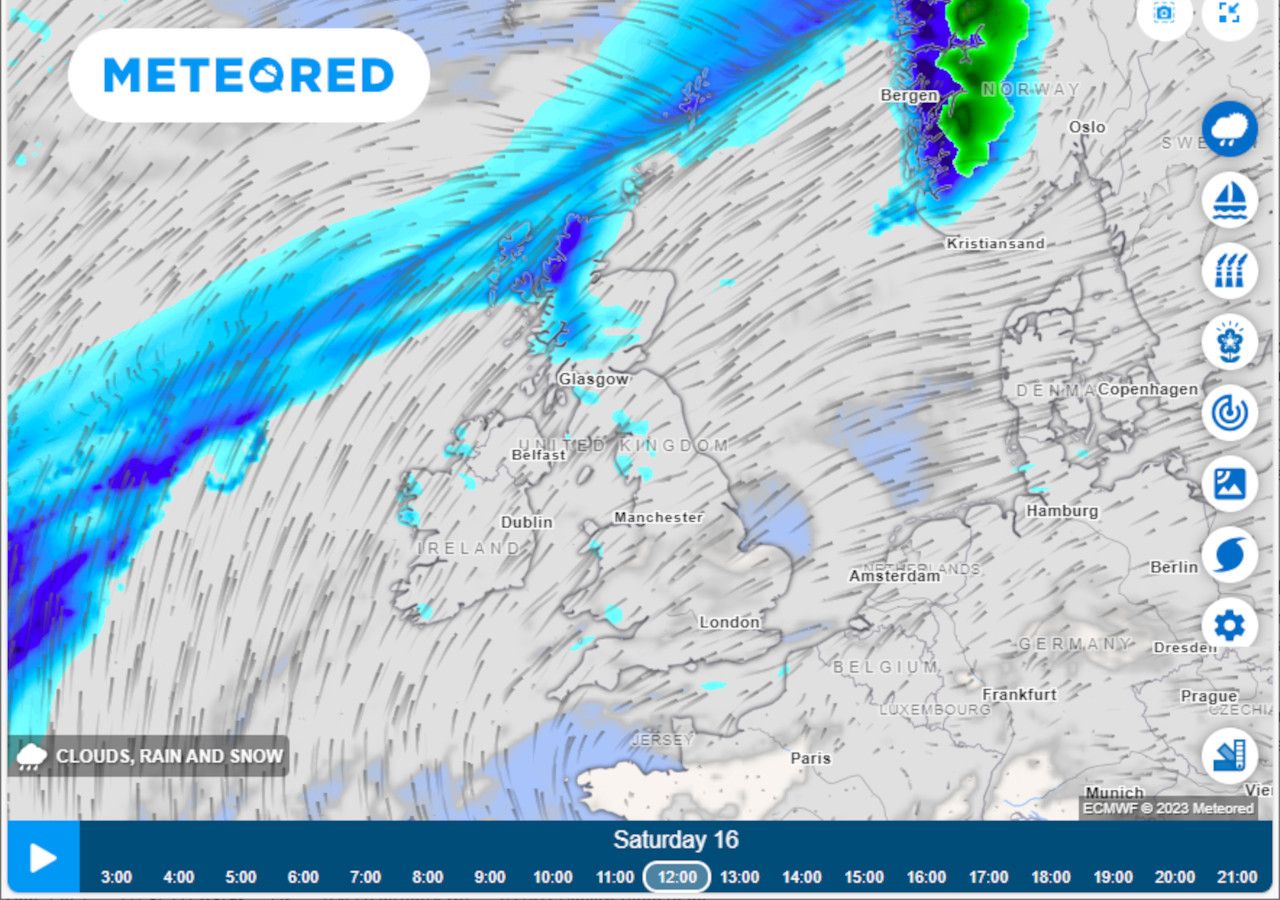 UK weather for the weekend: warmer air arrives but with strong wind and ...