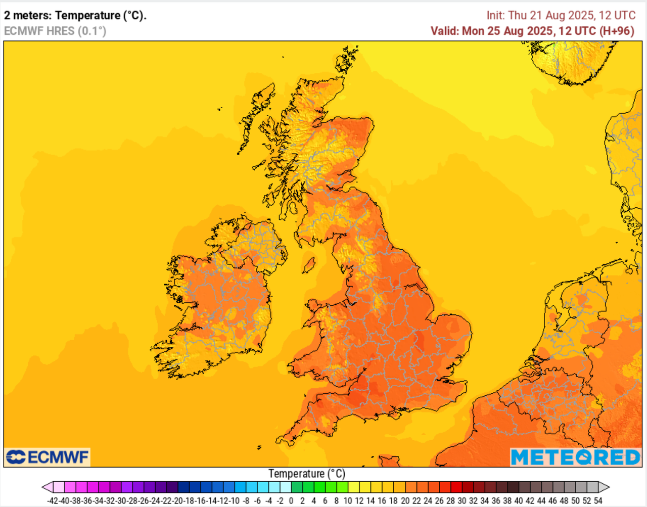 The UK weather outlook for the bank holiday weekend of August 2025 ...