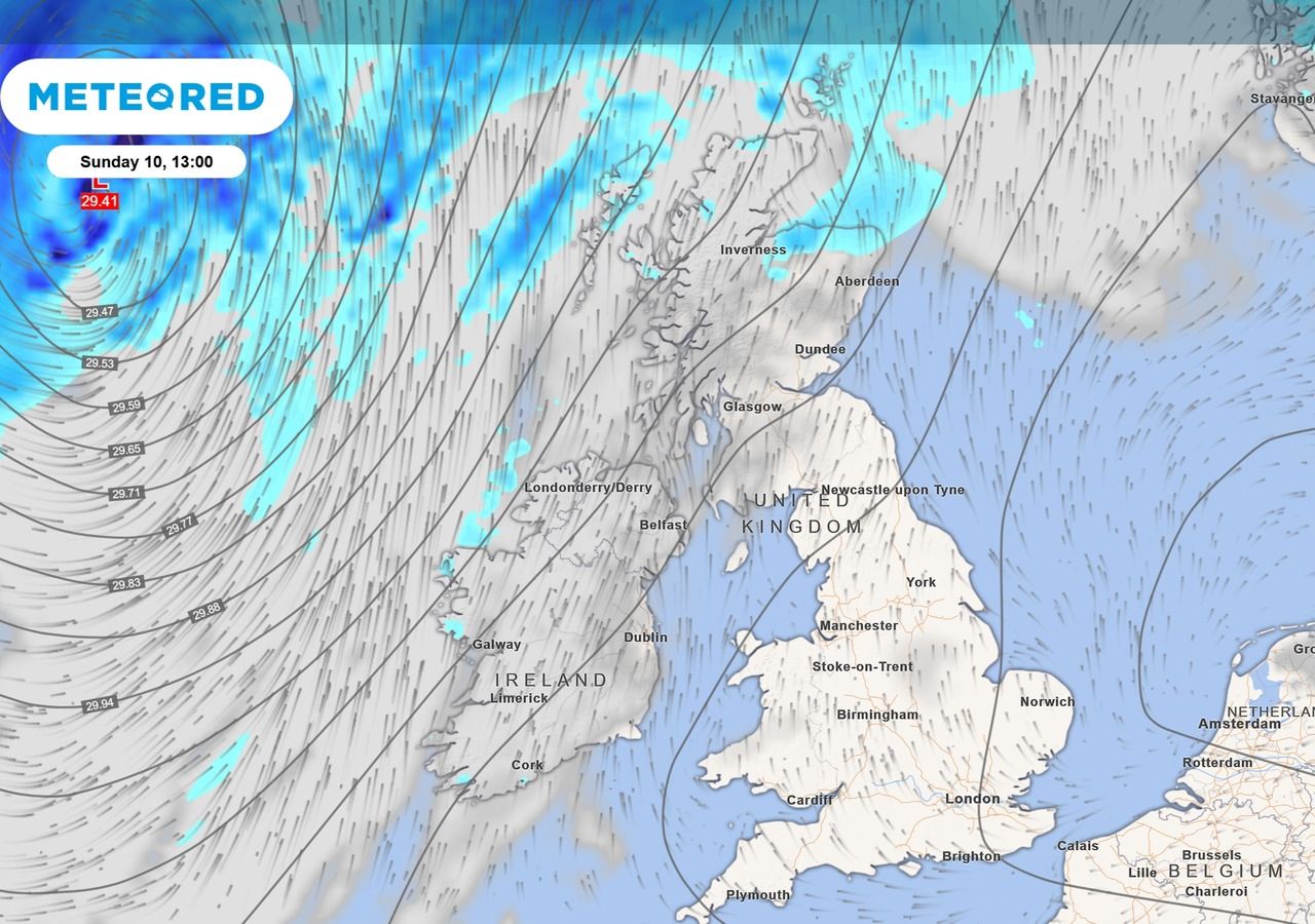 UK weather map shows what is next after Storm Floris swept in record winds