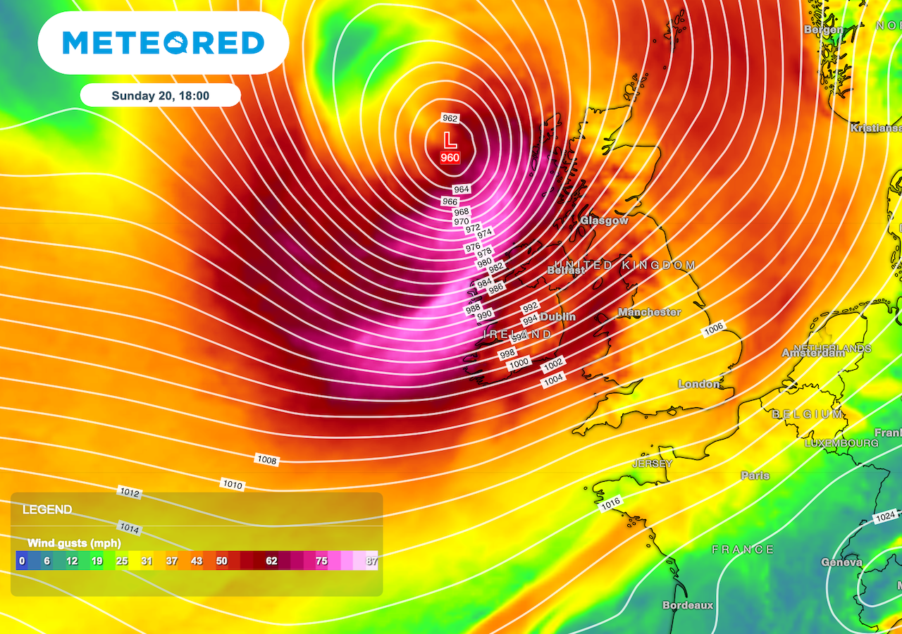 UK weather outlook: Storm Ashley to hit UK with 80mph winds this weekend