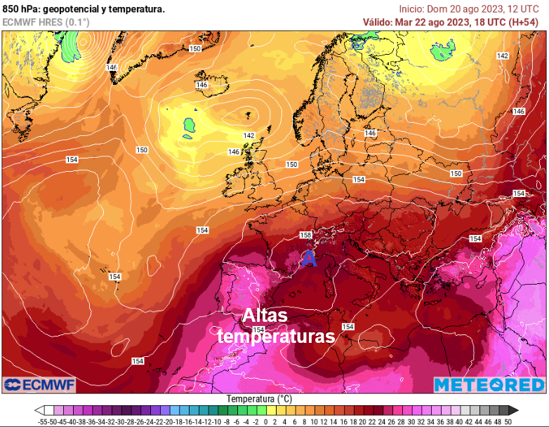 La última ola de calor de agosto de 2023, temperaturas extremas y avisos