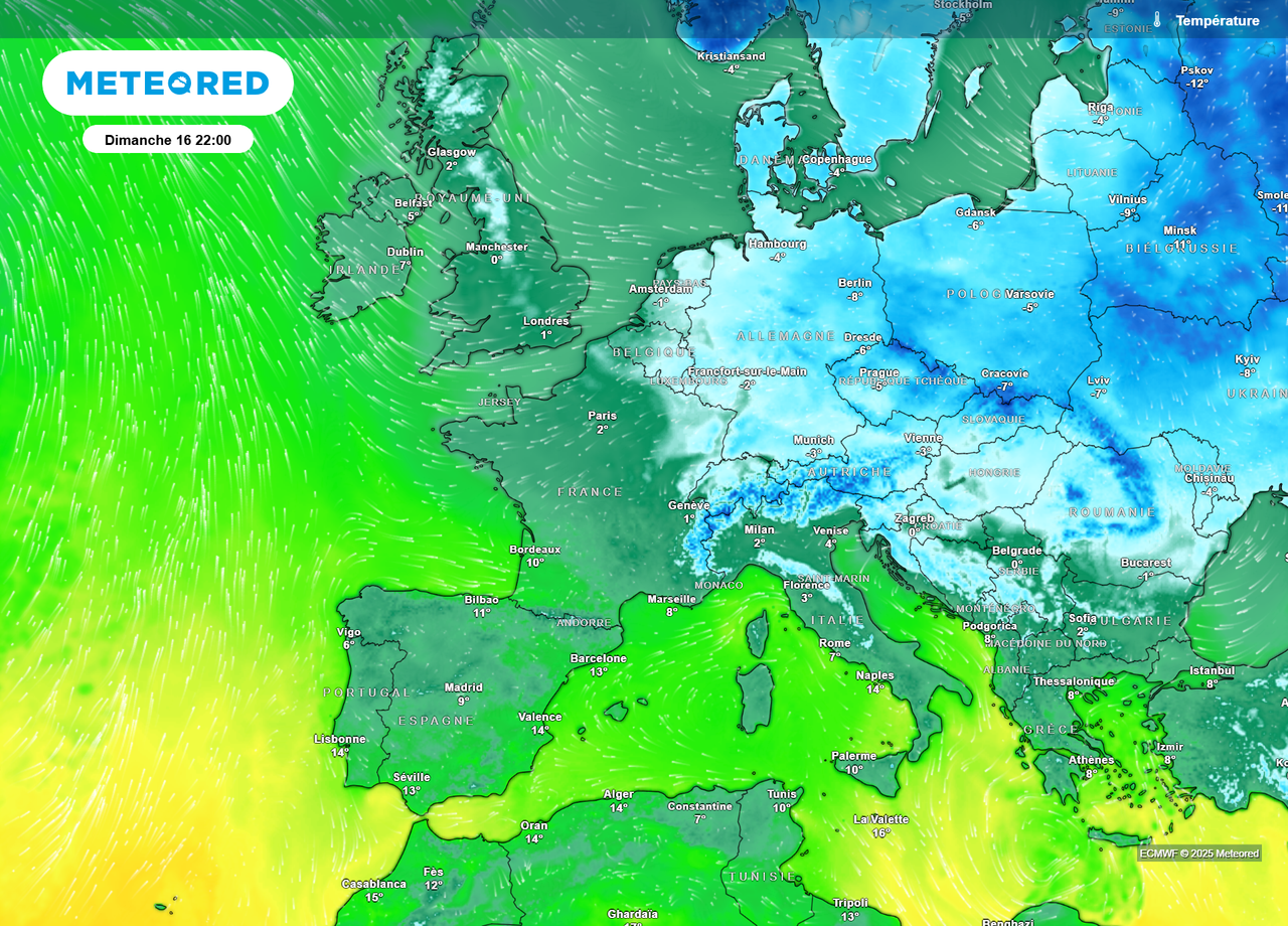 Un froid glacial menace une partie de l'Europe ! La France peut-elle ...