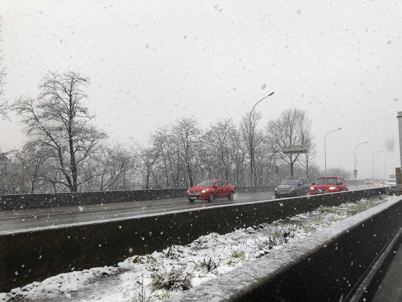 Un week-end froid et neigeux