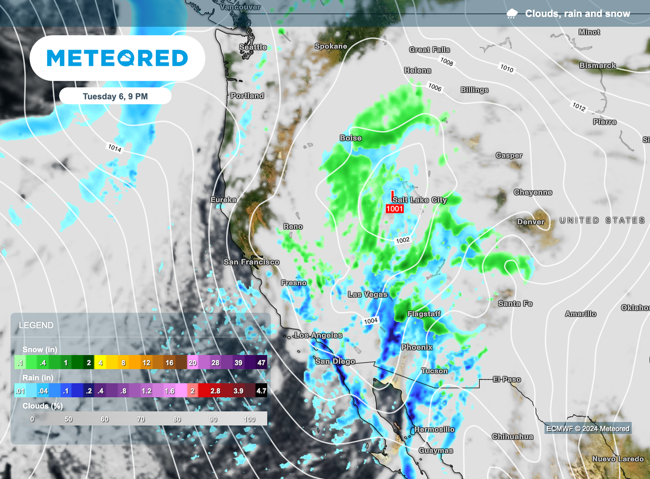 US Weather this Week: Scattered Rain and Snow Covers the Western States ...