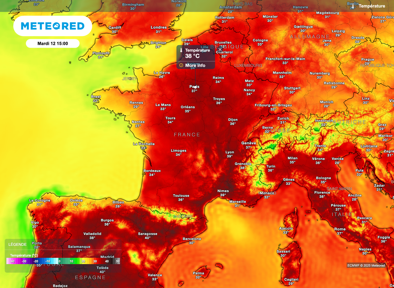 Vague de chaleur, canicule en France : jusqu'à quand va-t-il faire si ...