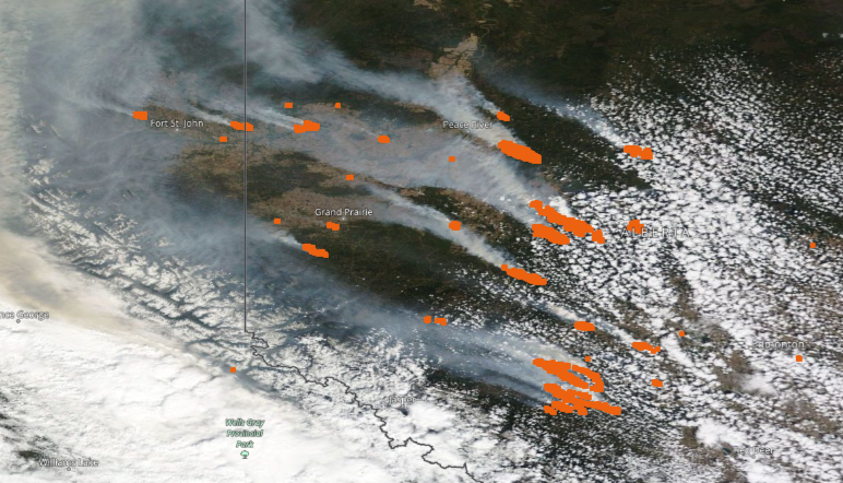 Vastos incendios primaverales y prematuros en Canadá: 25.000 evacuados