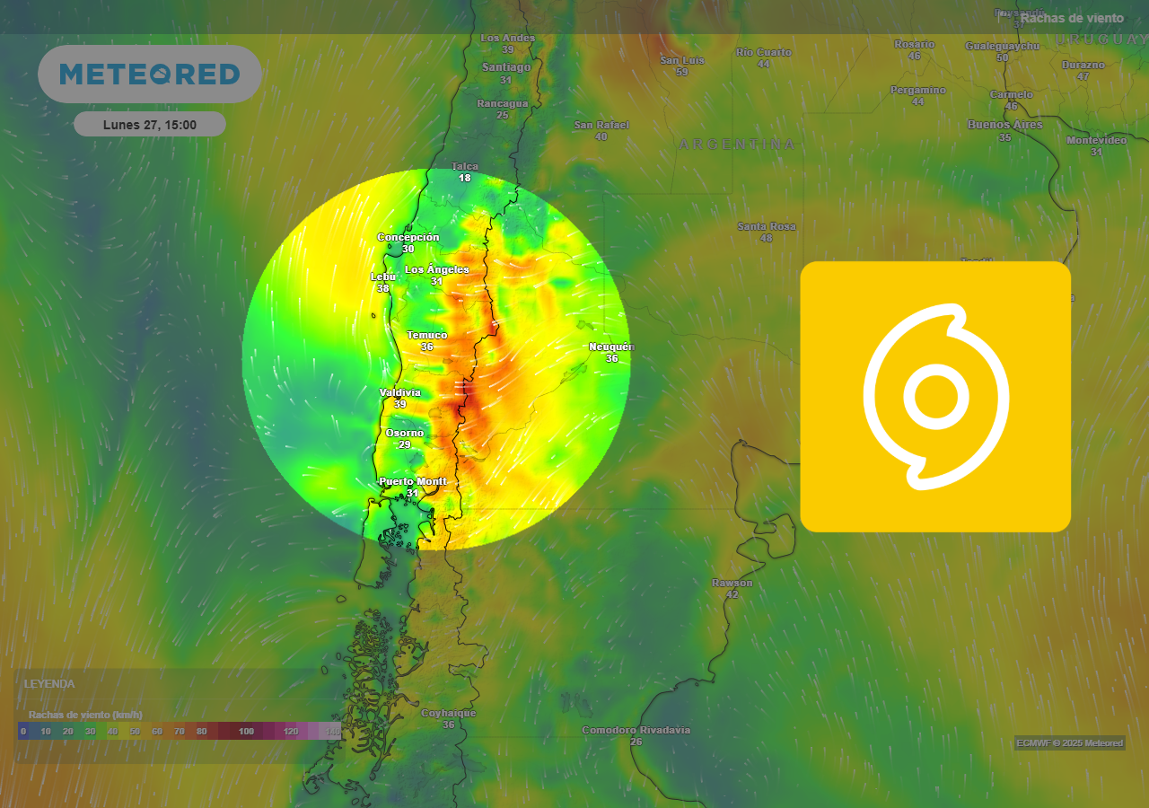 Viento Puelche sacudirá a Chile centro sur el lunes 27 de octubre ...