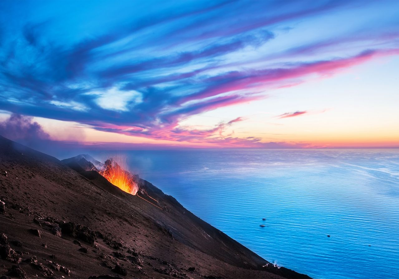 There is a giant underwater volcano in the Mediterranean Sea