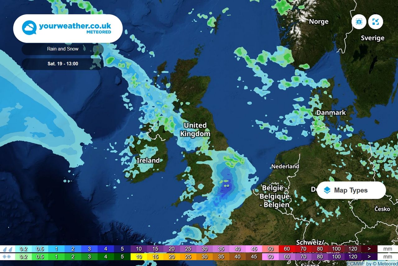 Weekend weather forecast: danger to life from Storm Eunice