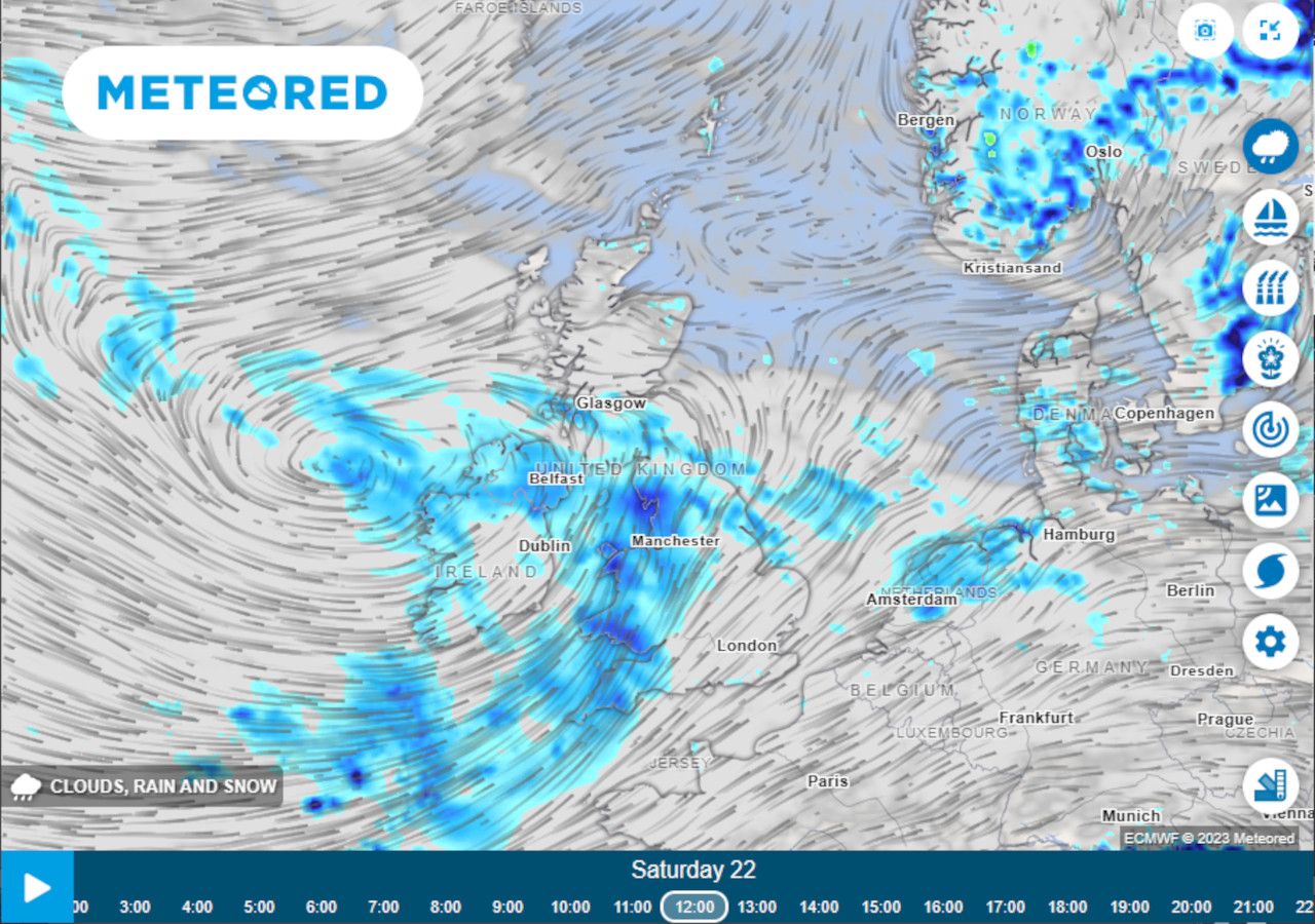 Weekend weather for the UK: persistent rain and strong winds forecast ...