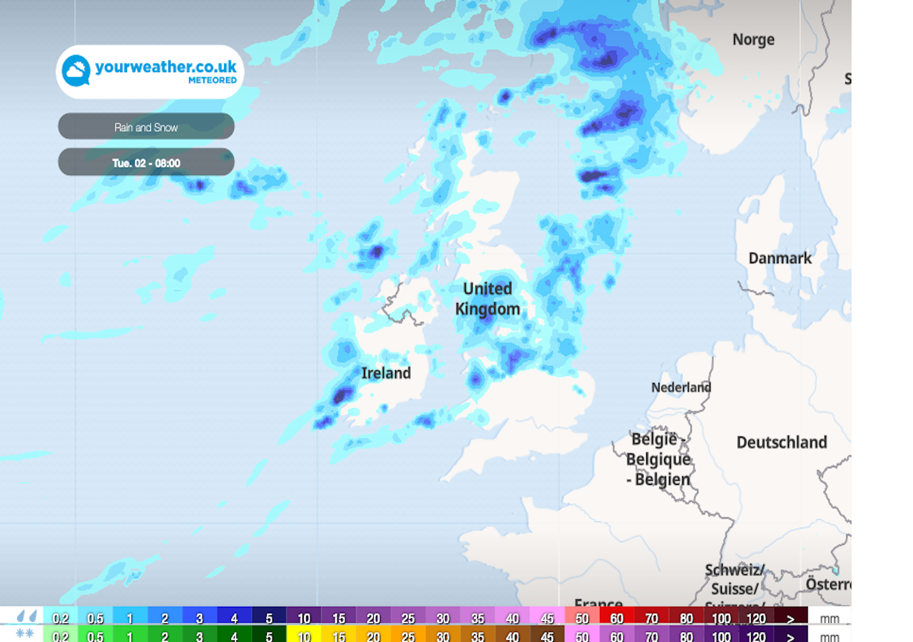 Wet and windy UK weather to bring thunderstorms this week