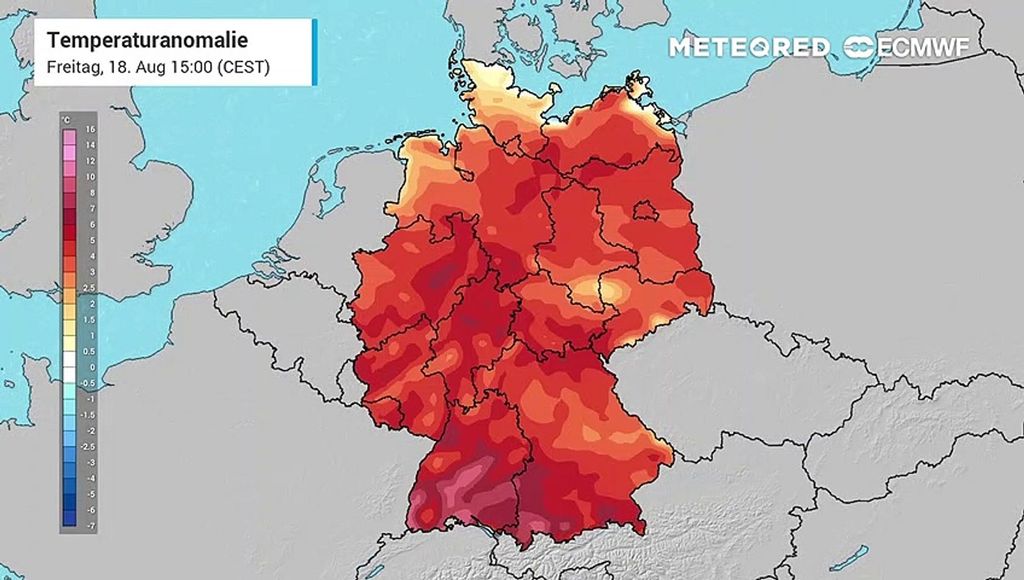 Fast 40°C: Längere Hitzewelle in Deutschland! Wann kommt der Temperatursturz?