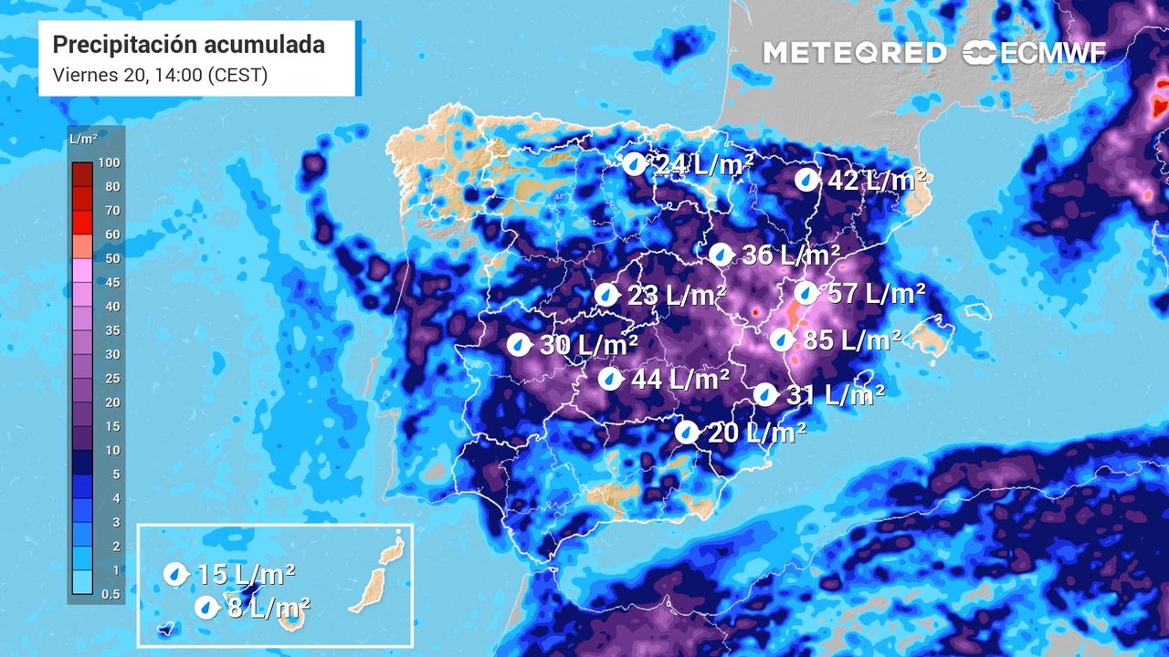 Lluvias y tormentas muy fuertes en España, estas serán las zonas más ... Lluvias y tormentas muy fuertes en España, estas serán las zonas más ...