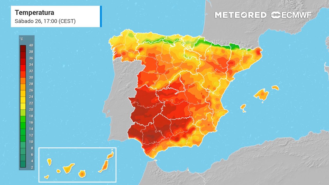 Sábado con ascenso térmico casi generalizado en España