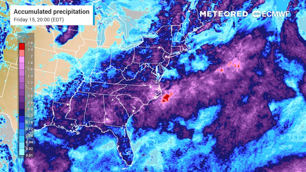 Wednesday's Forecast: Soaking Rain in the Southeast, Severe Storms in Central U.S., and Heat ...