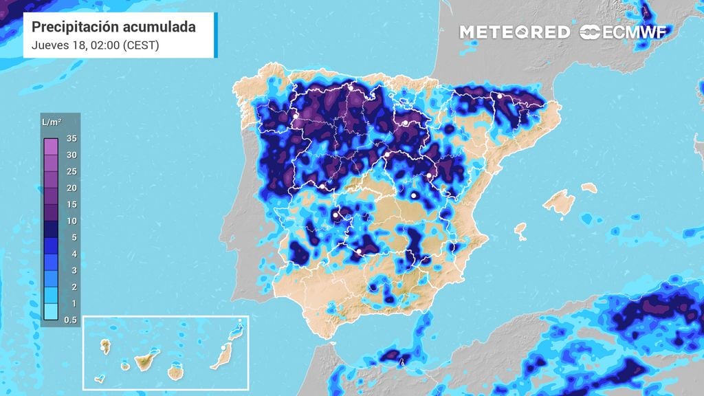 Galicia, Asturias y Castilla y León en el foco por las tormentas: entre ...